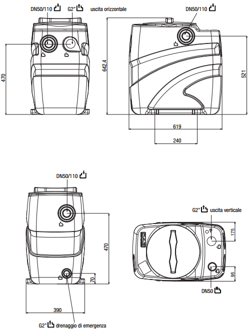 DAB FEKABOX 110 STAZIONE DI SOLLEVAMENTO