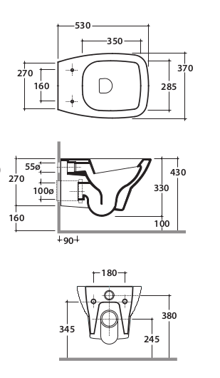 WC GLOBO DAILY SANITARI di DESIGN SOSPESI